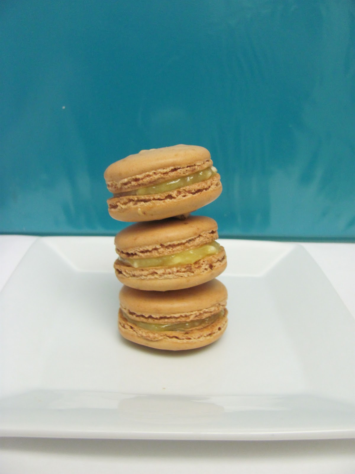 Bakers Double: Raspberry Macarons with Lemon Curd Filling