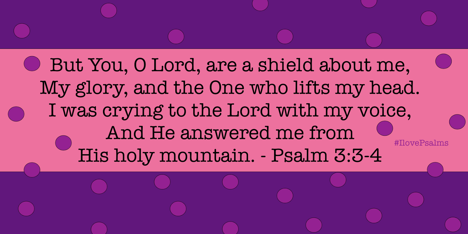 God is the one who lifts my head - Psalm 3:3-4