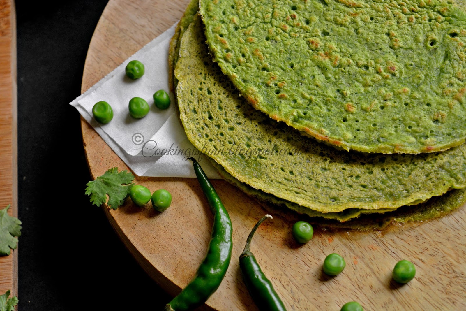 Cookingisfunn: Besan and Green pea Cheela