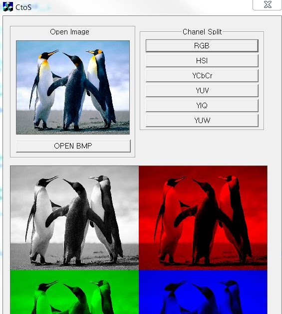 MareArts Computer Vision Study.: Split color channels -> RGB, HSI ...