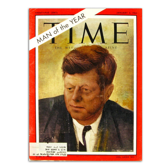 JFK + 50: JFK NAMED TIME'S "MAN OF THE YEAR"