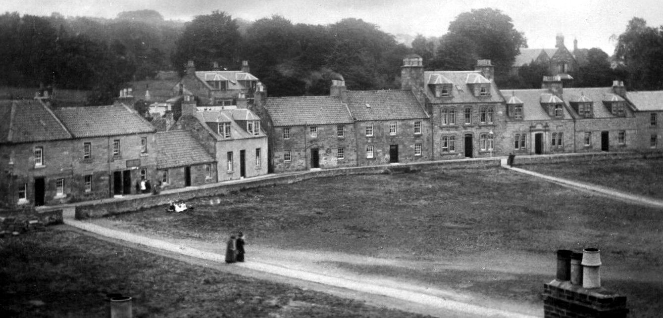Tour Scotland: Old Photograph Castlefield Cupar Fife Scotland