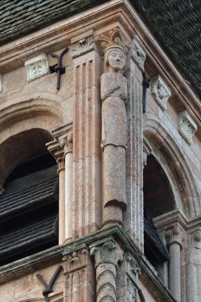 A Glossary of Romanesque Architecture: Statue-colonne (human shaped ...