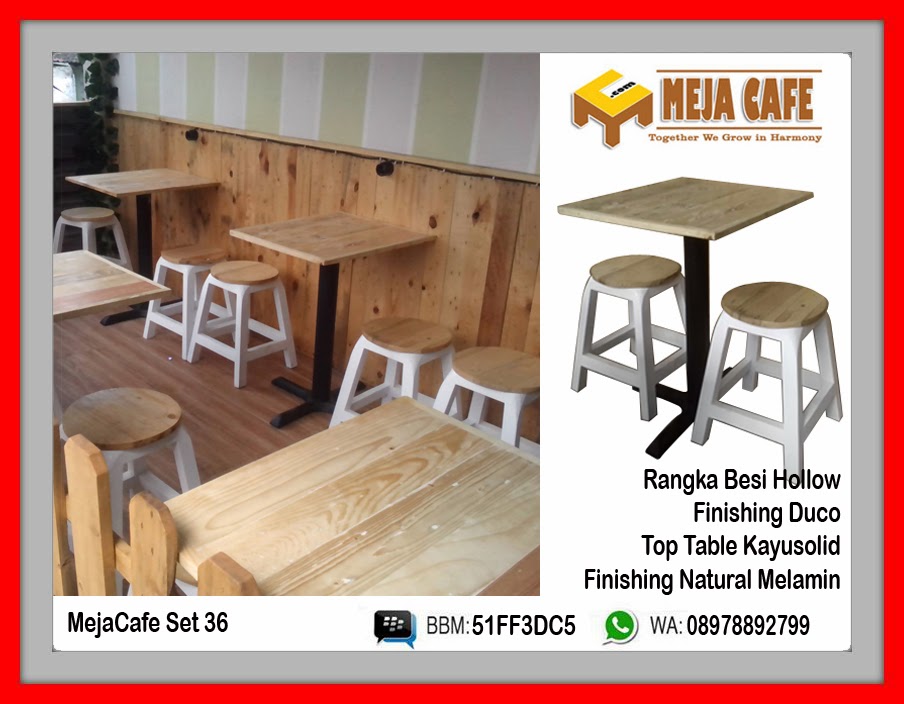 Meja Cafe Jatibelanda: Ukuran Meja Makan, Meja Cafe, Meja Restoran
