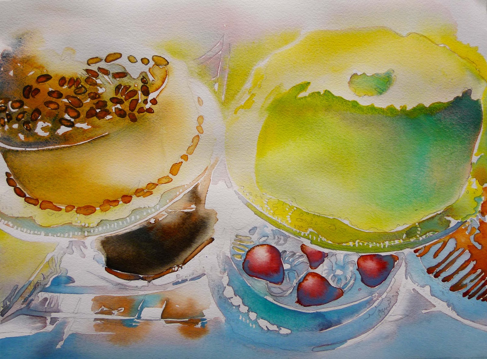 paintings: FRENCH PASTRY!