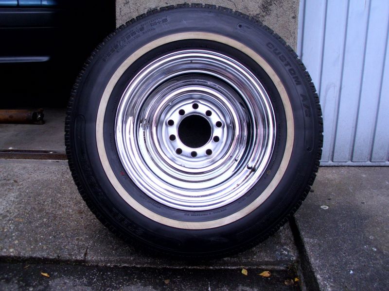 Working.Class.Kustoms: Chrome Reverse Steelies 15" // for sale