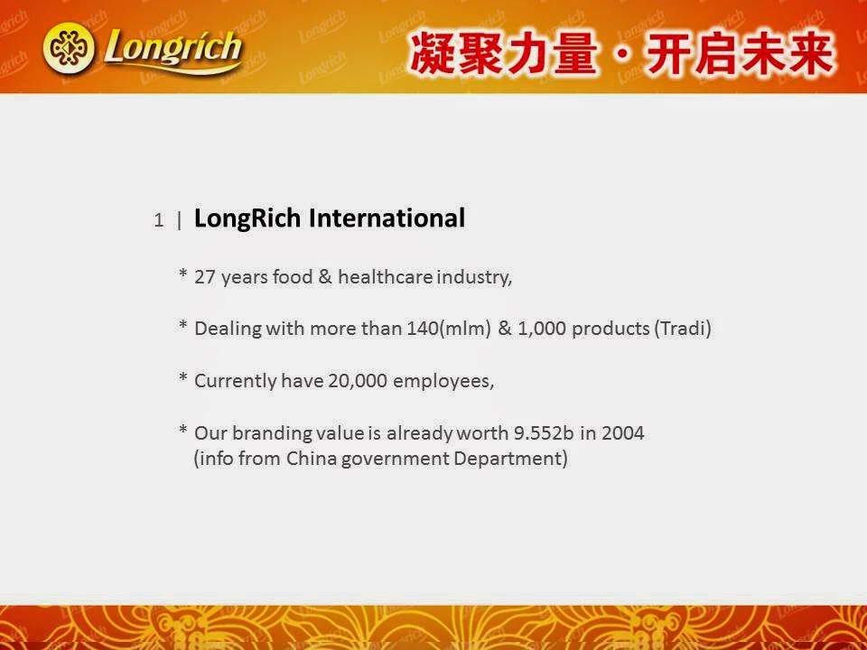 LONGRICH NIGERIA; PRODUCT CATALOGUE AND TESTIMONIES: SIX (6) REASONS ...