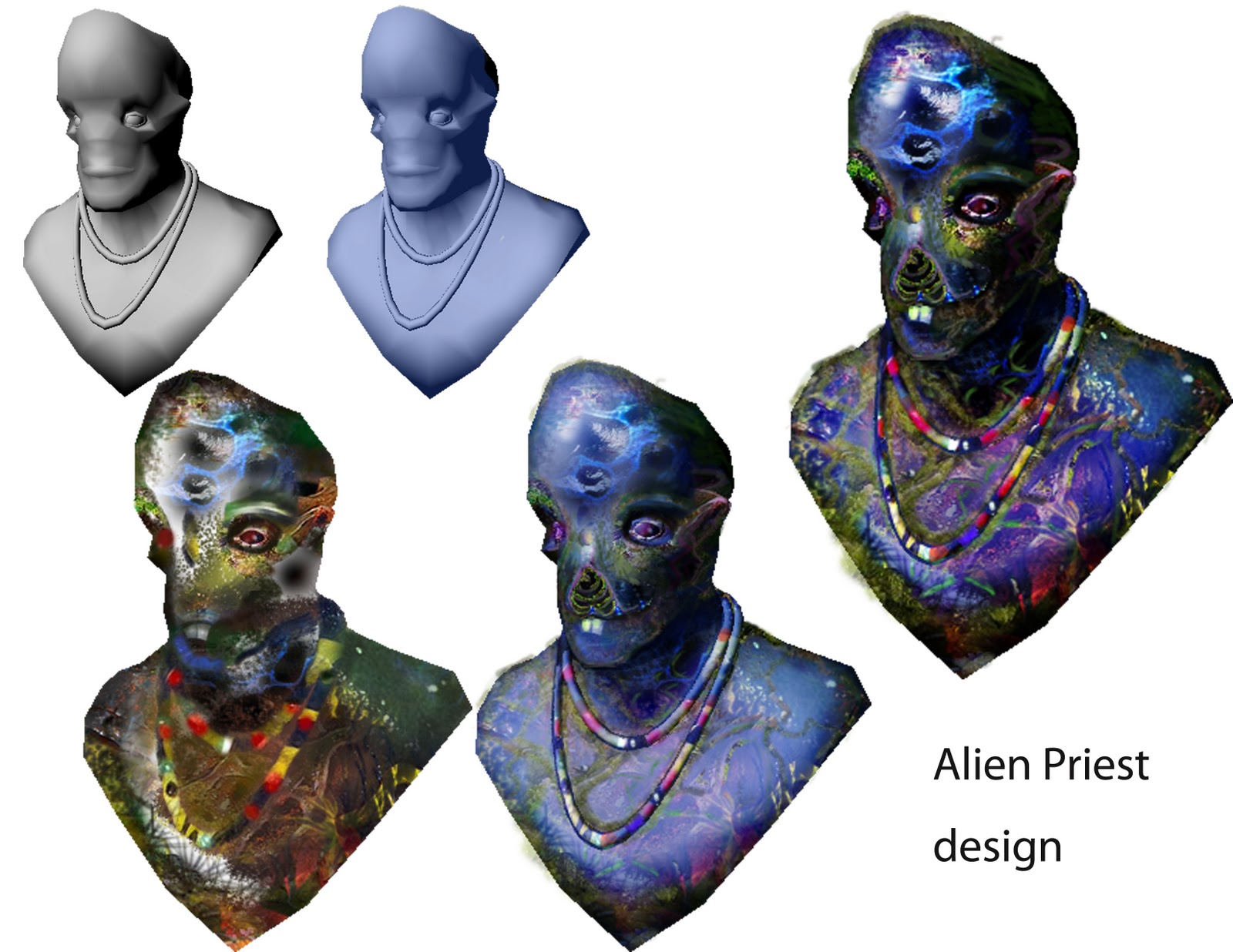 animation and art: Alien_Priest_design_by_Irina_Kucherova
