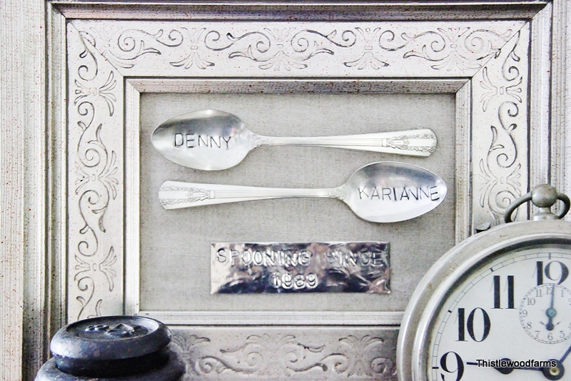 Meljo's Place: Spooning since....Frame project.