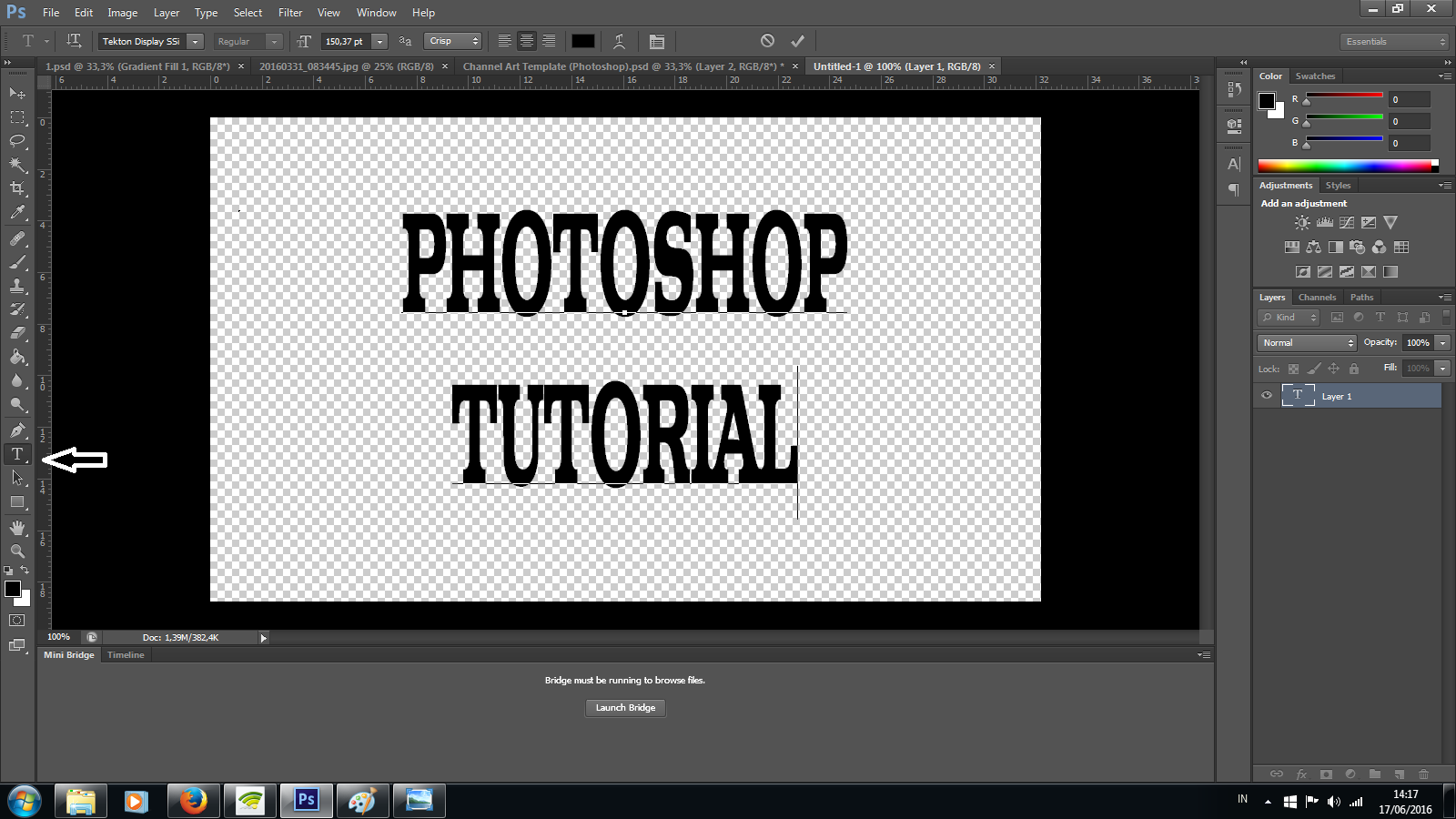 VaneSTUDIO: Light Burst Text Effect - Photoshop Tutorial ( For Beginners)