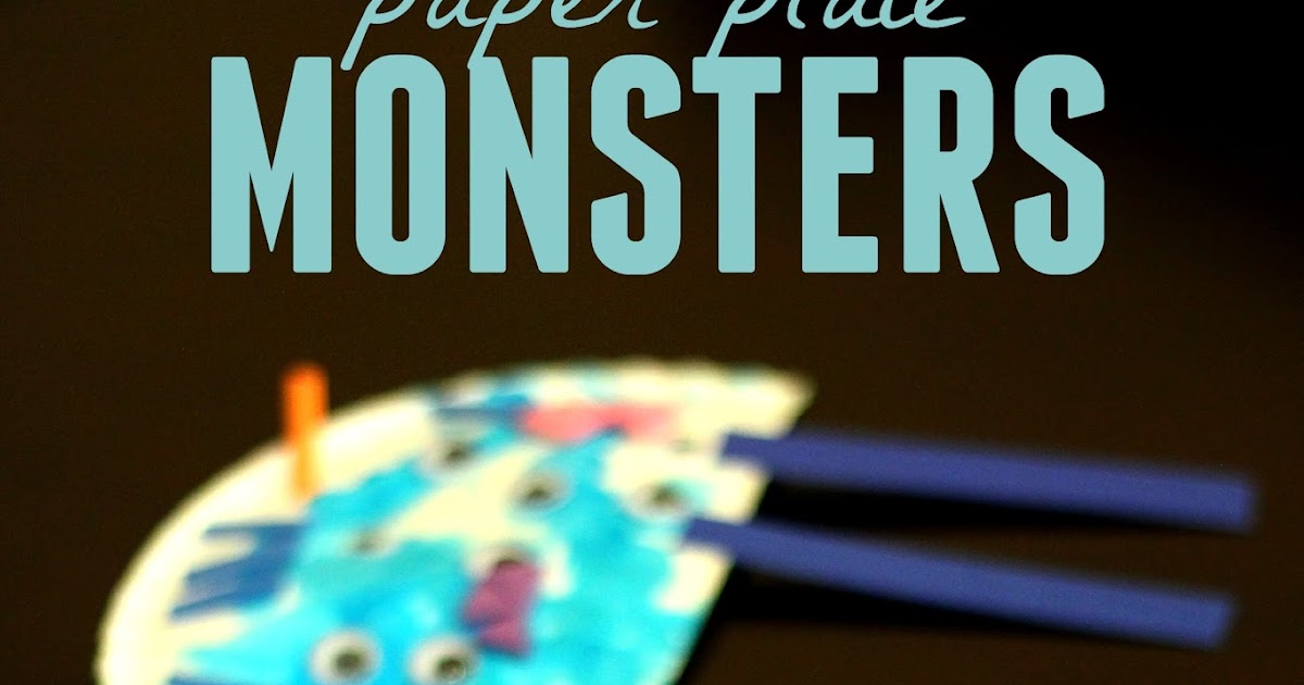 Toddler Approved!: Paper Plate Monster Craft