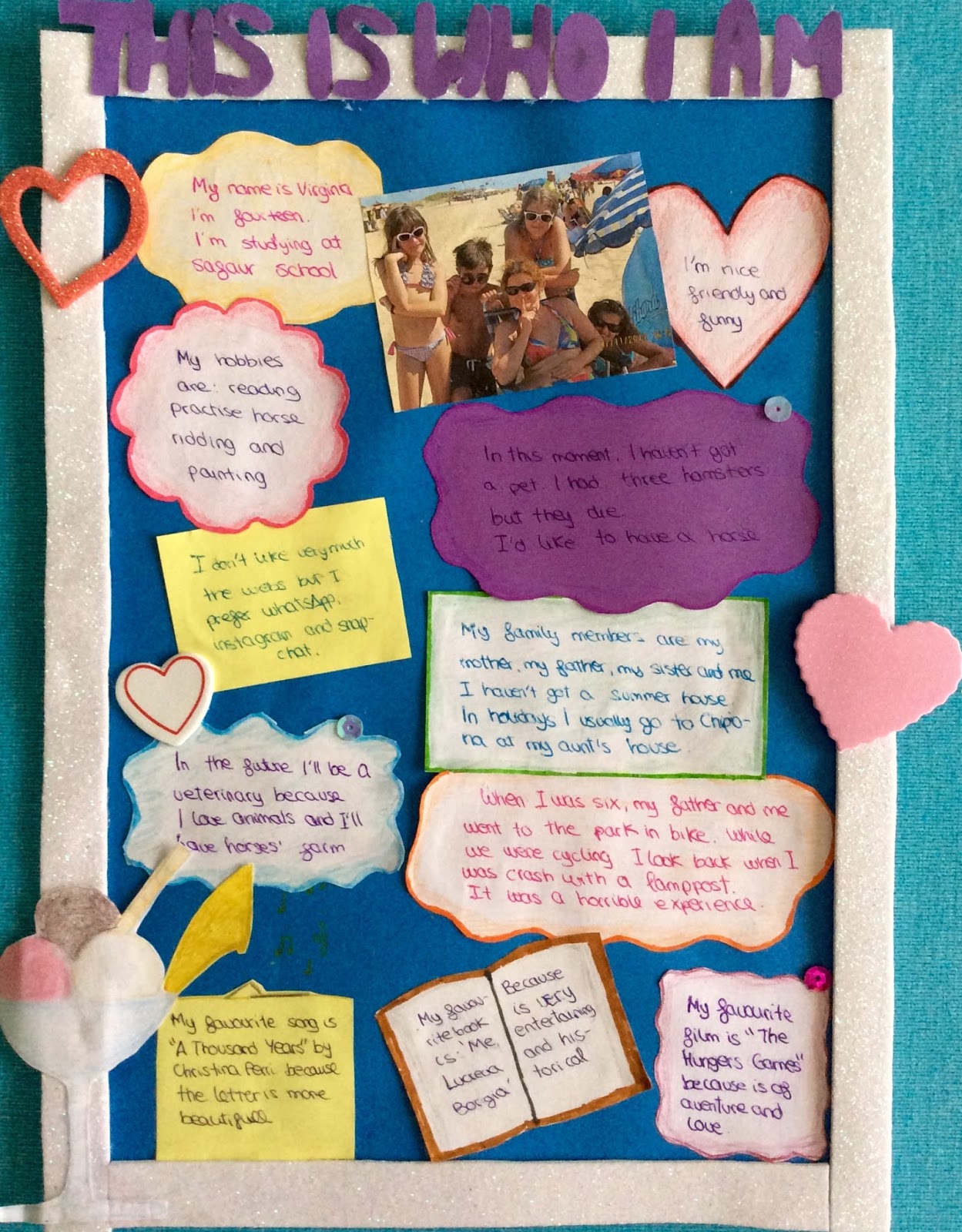 Valme's English Corner: 2º ESO Final Project: "ThiS iS WhO I aM"