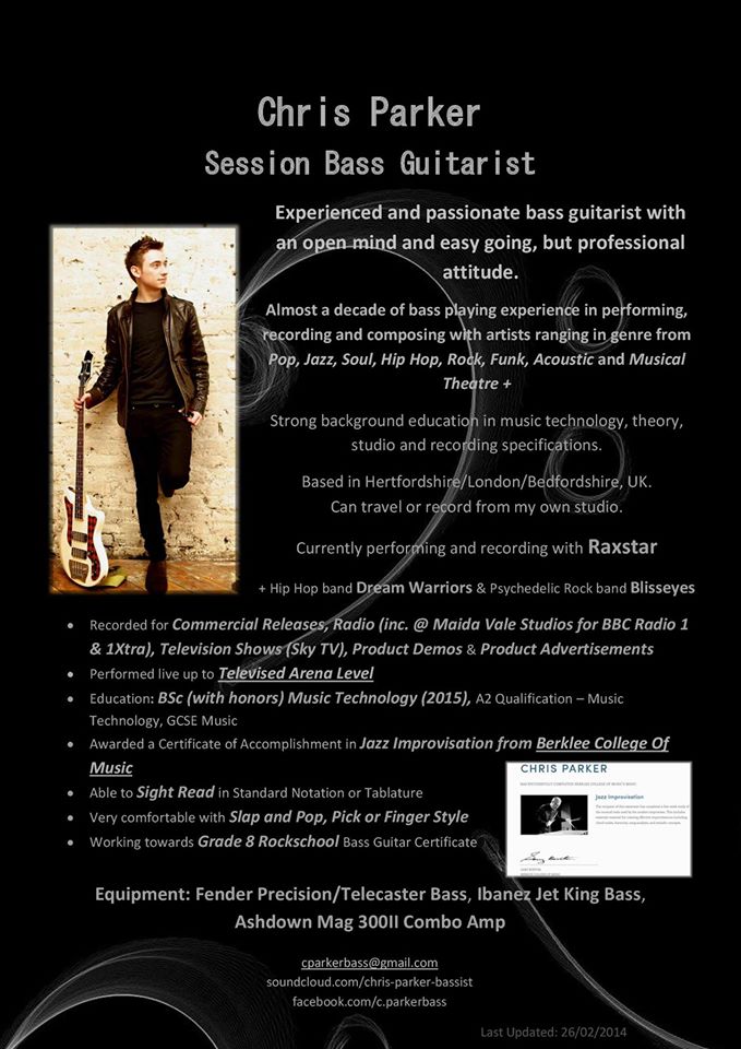 From Dad's Record Collection: Designing an Effective Musician Portfolio