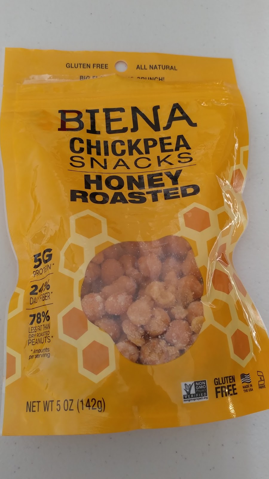 Taste Test - Biena Chickpea Snacks - Honey Roasted ~ Chow Down With Me
