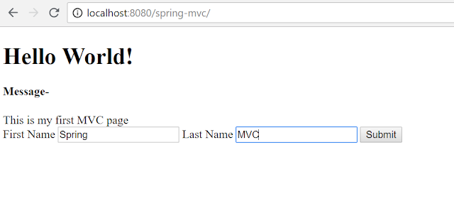Spring Mvc Xml Configuration Example With Annotations Tech Tutorials