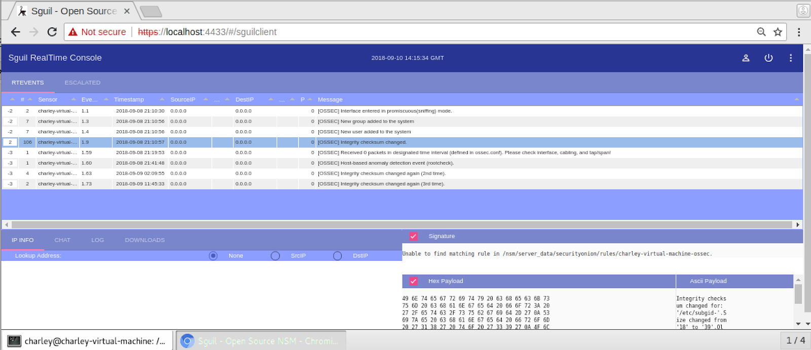 5x5 security: Setting up web based sguil