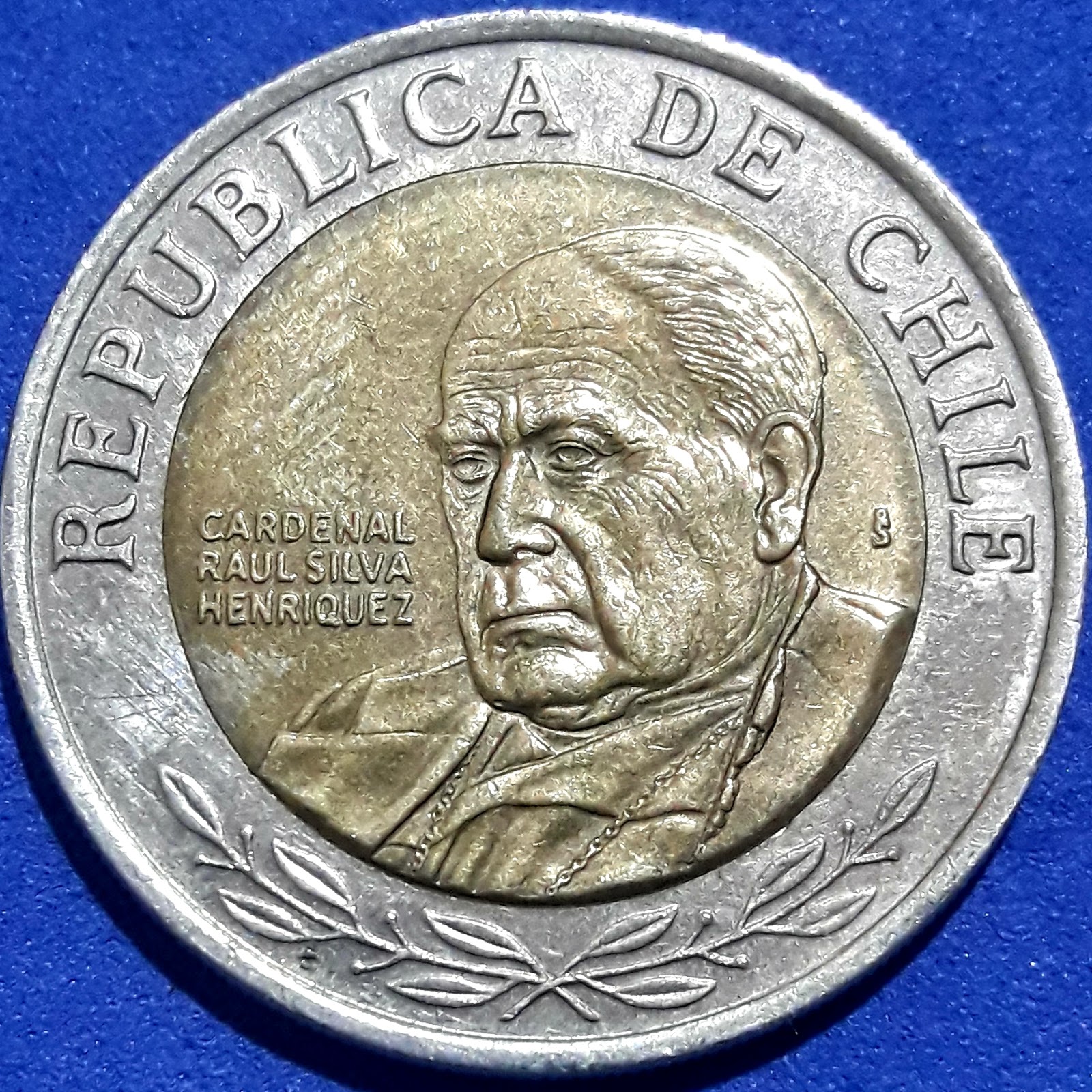 Catalogo Numismatica Chile Chile KM 235 500 Pesos 2013 E1