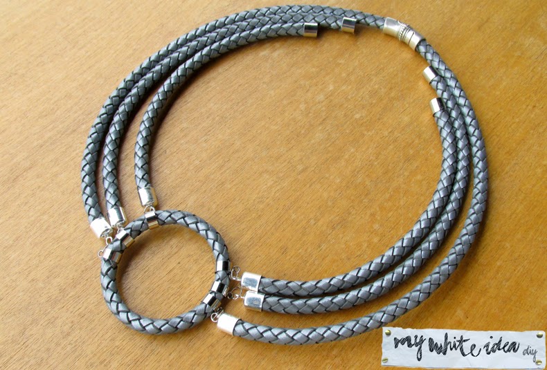 COLLAR DE CUERO DIY * LEATHER CORD NECKLACE DIY | MY WHITE IDEA DIY