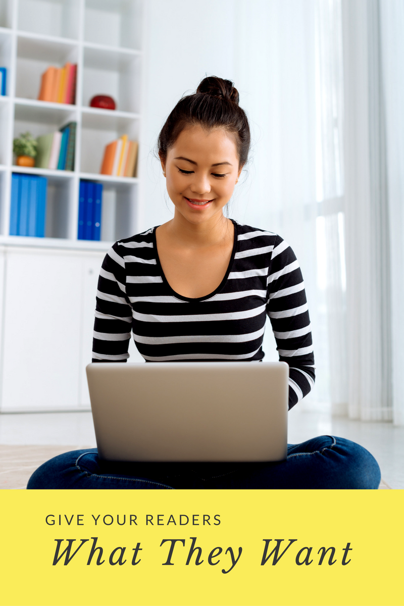 BoomerBusinessCoach: Give Your Readers What They Want