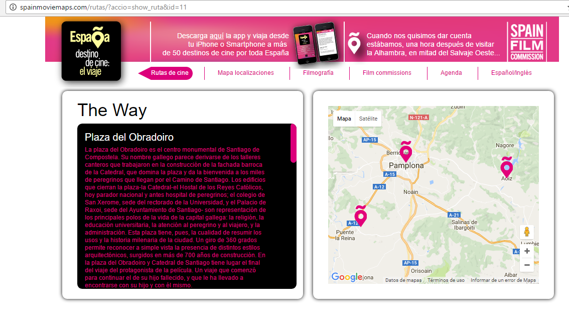 Four Door Cinema Club: Las Rutas de Cine o Movie Maps