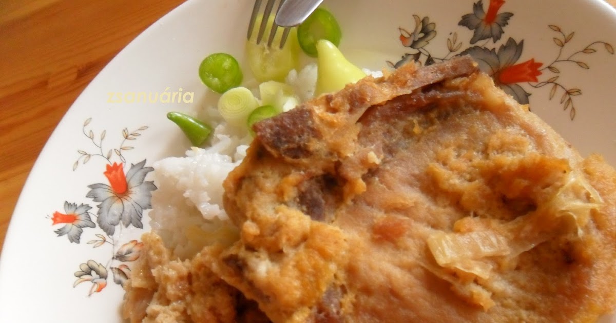 Zsanuária: Hagymás karaj...