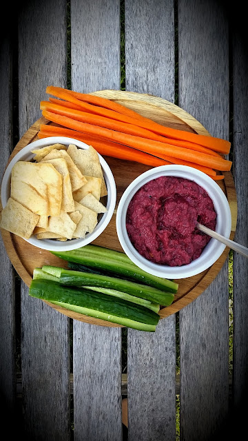 Savvy Chef: Beet Hummus (Mutabal Shawandar)