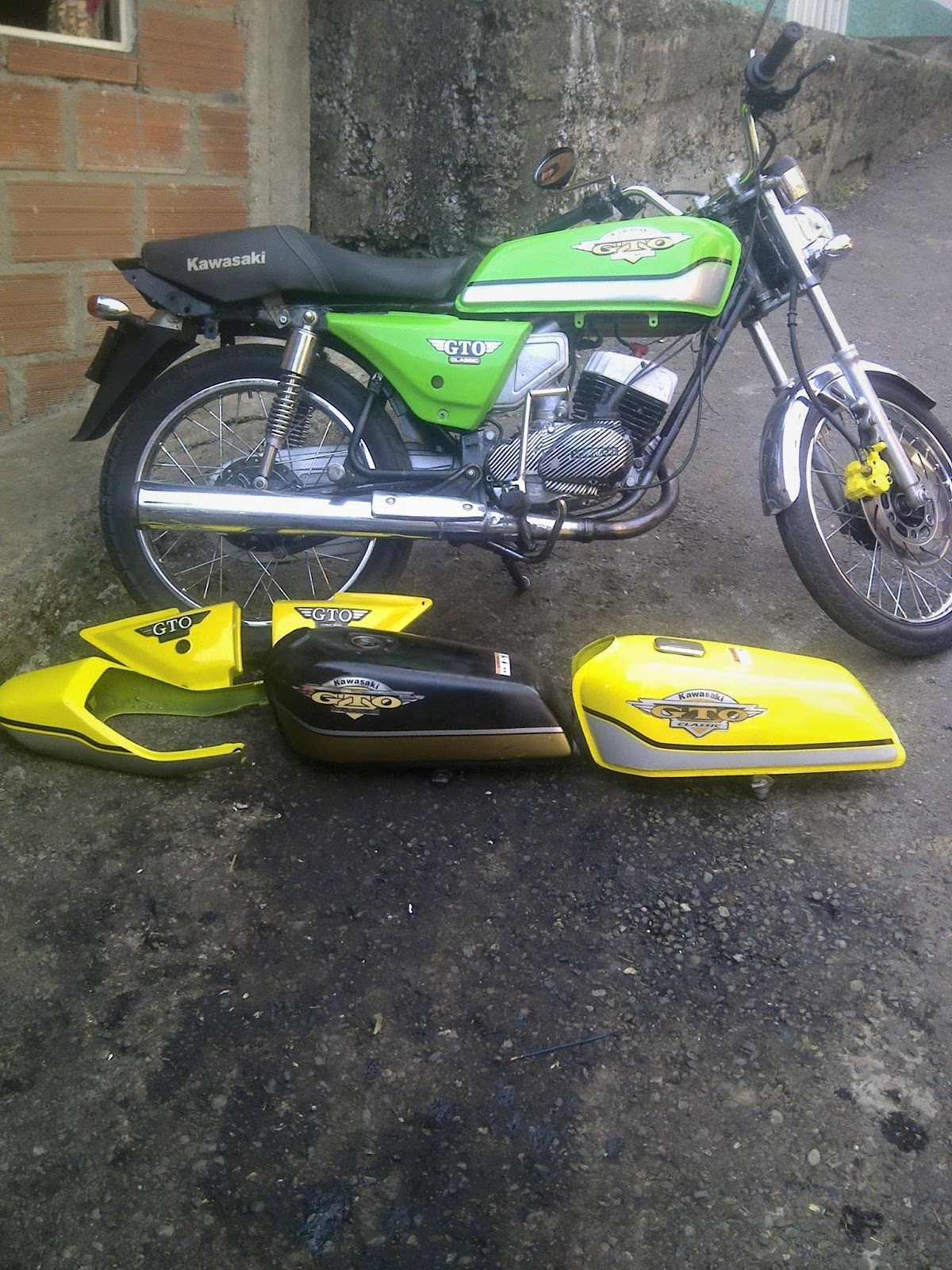 Las Mejores Motos 2 Tiempos : MOTOS KAWASAKI GTO 125