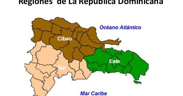 Conociendo Nuestras Regiones (Republica Dominicana): División ...