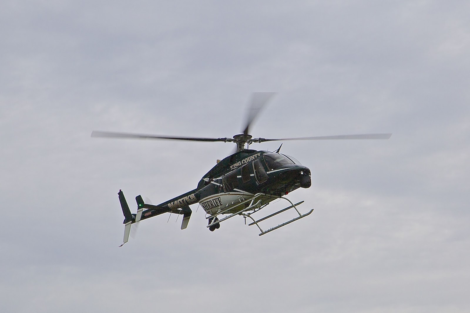 Shoreline Area News: Helicopter over central Shoreline
