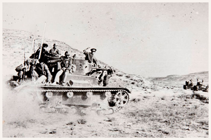 HOY HACE OCHENTA AÑOS: La Batalla del Jarama, 11 de febrero 1937