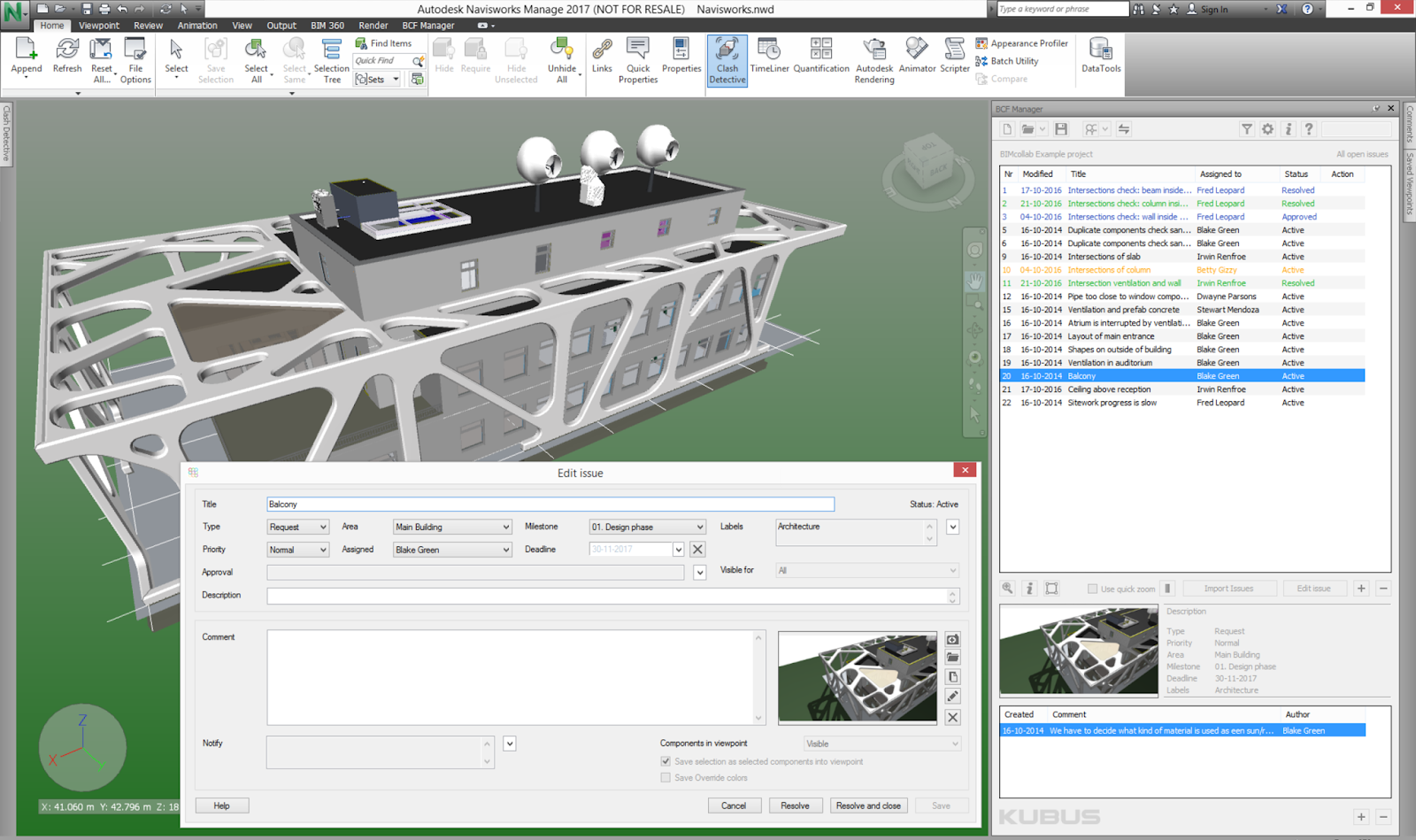 Revit Add-Ons: Free BIMcollab BCF Manager for Autodesk Navisworks ...