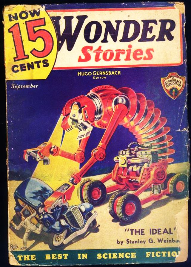 Philosophy of Science Portal: Some book and pulp covers featuring robots