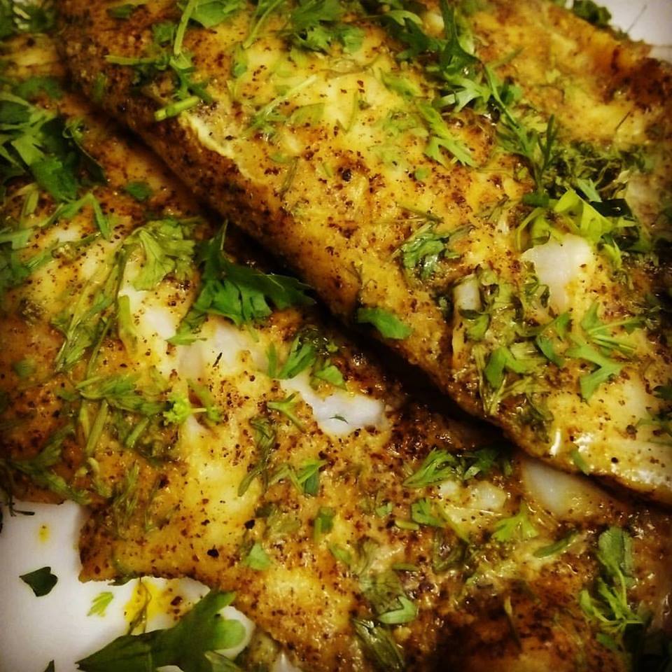 Paaras Vignettes: Baked Mustard and Lemon Fish Fillets