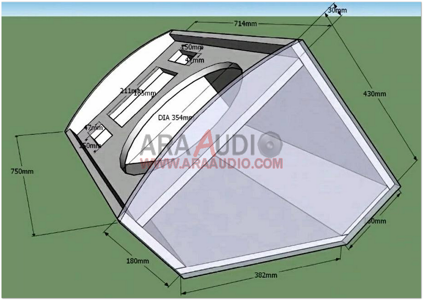 Skema box Monitor 15" panggung