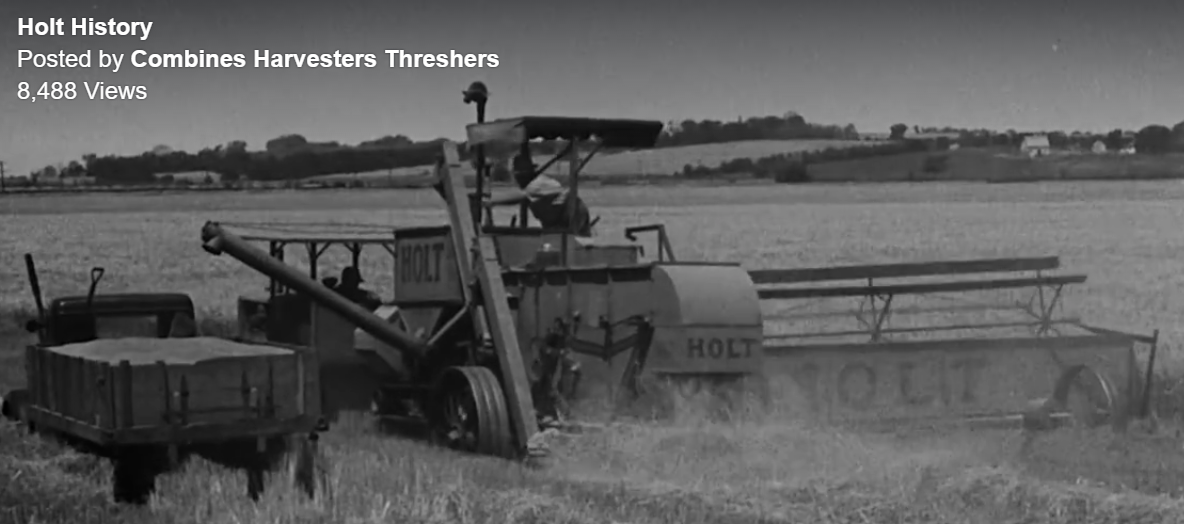 Industrial History: Holt Combine