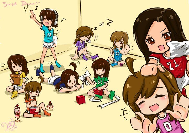 ~A cocachosha blog~: SNSD / Girls Generation cartoon
