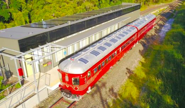 Using Renewables: World-first 'solar train' about to be launched in ...
