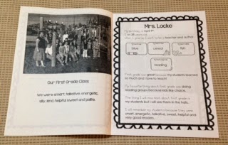 The First Grade Bloom: Class Yearbook FREEBIE