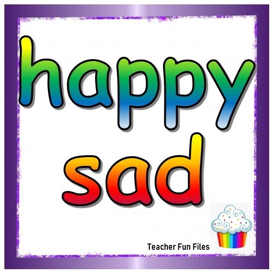 Teacher Fun Files: Antonym Flashcards 2