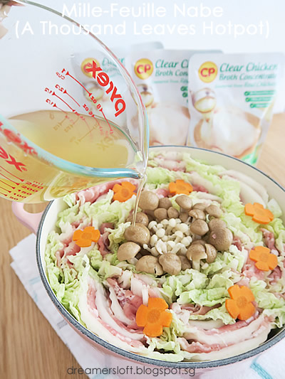 DreamersLoft: Mille-Feuille Nabe (A Thousand Leaves Hotpot)