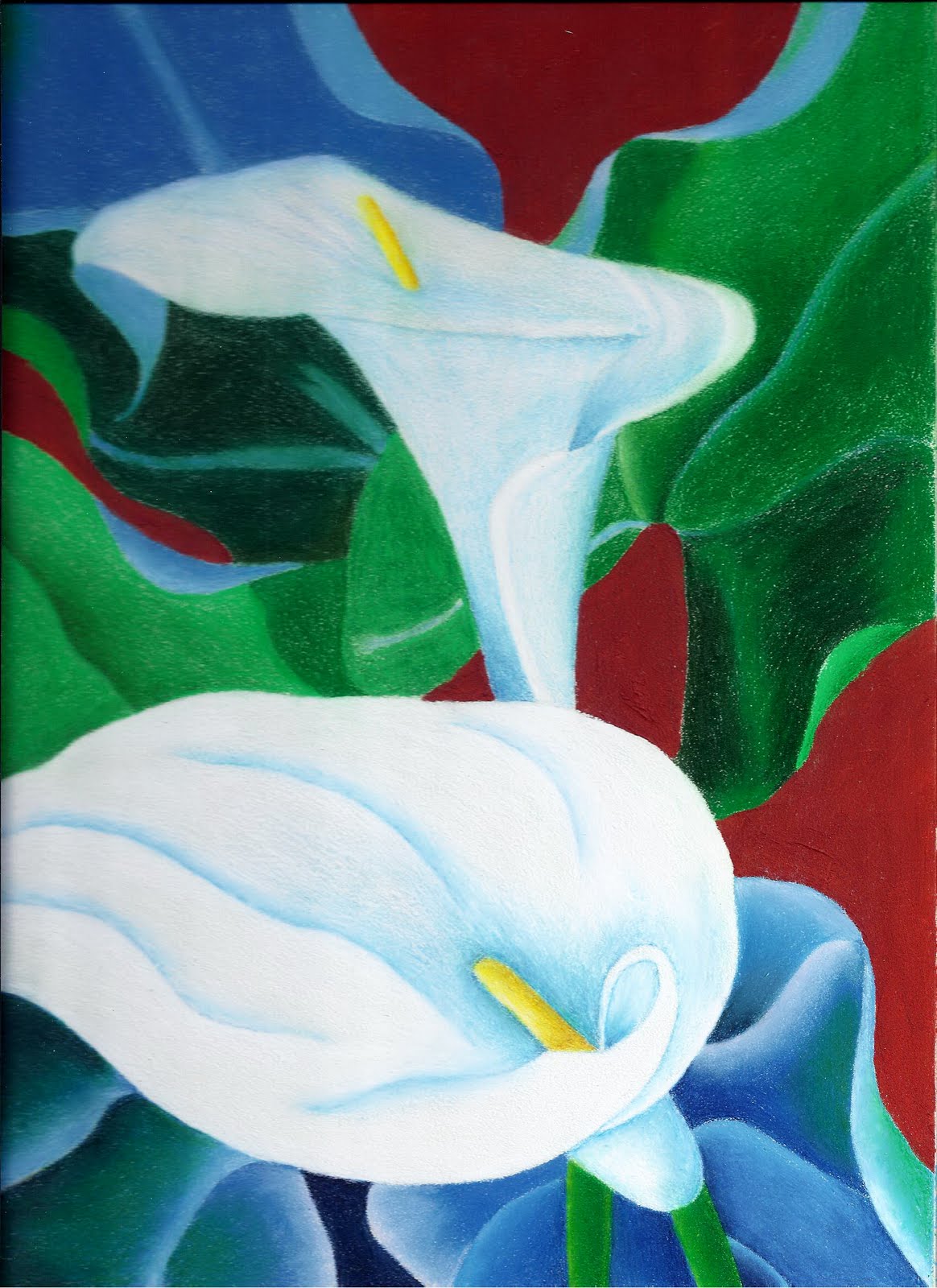 Ron West Art of Nature: Abstract Calla Lily