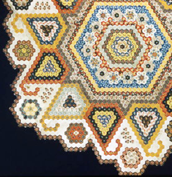 Cloud of Quilt Patterns: Tessellations: Hexagons 4---Medallions Stars
