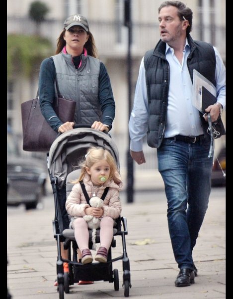 Princess Madeleine, Chris, and Princess Leonore in London