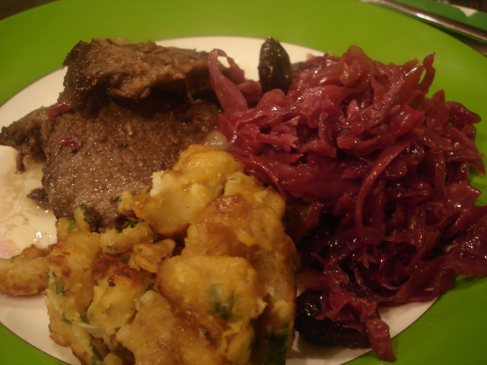 A Kitchen In Brooklyn: Sasha's Kitchen: Beef Sauerbraten with Sweet and ...