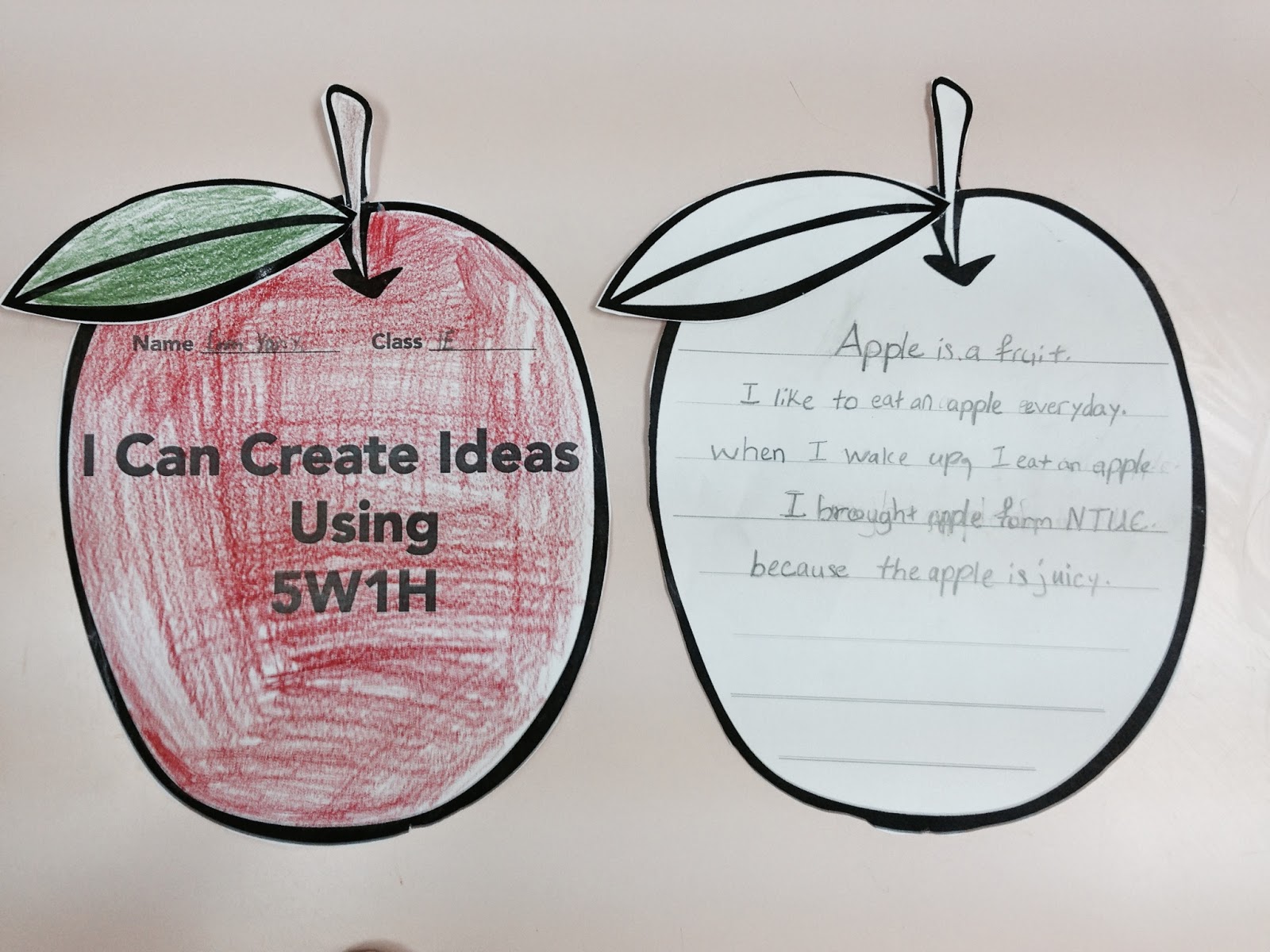 Brain Domain: Writing is FUN to Teach with Apple Flip Books