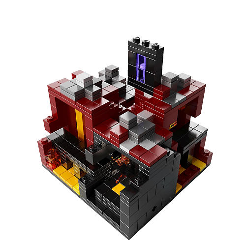 Minecraft The Nether Micro World Set | Minecraft Merch