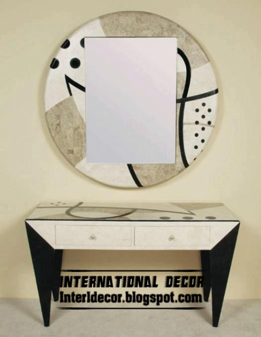 Modern mirror frames, round mirror frames