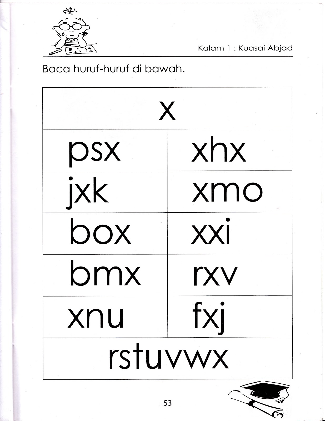 Senorok Membaca ABC: KALAM 1 ( Kuasai Abjad )