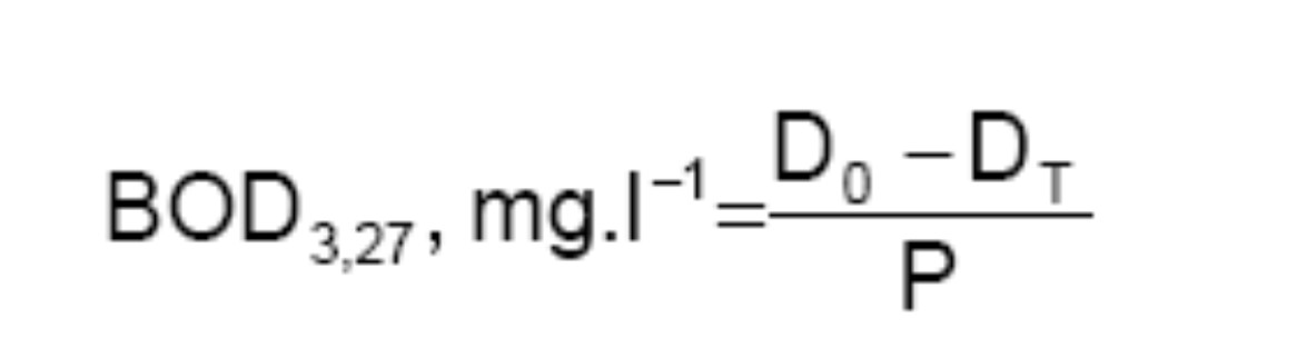 SUHADAK BLOG: BOD (3 DAYS, 27°C)