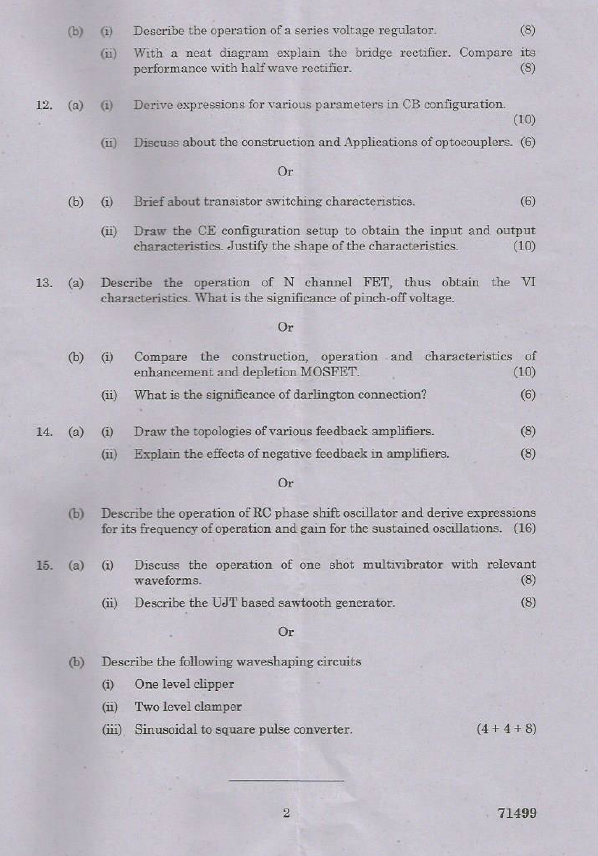 EE2203 Electronic Devices and Circuits April May 2015 Question Paper ...